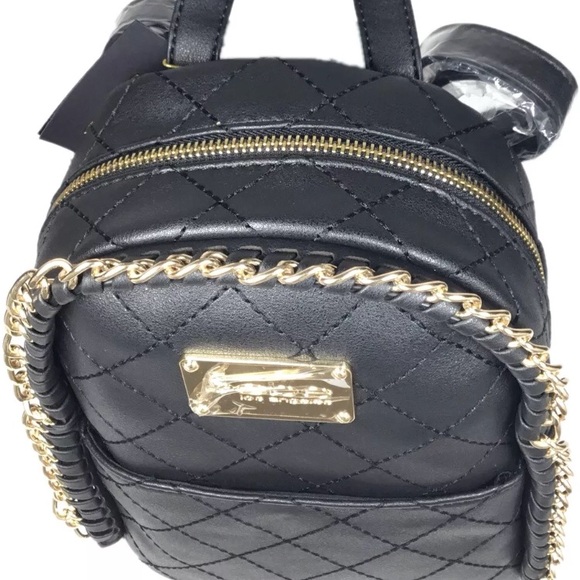 bebe | Bags | Bebe Julia Mini Backpack Black With Gold Tone | Poshmark